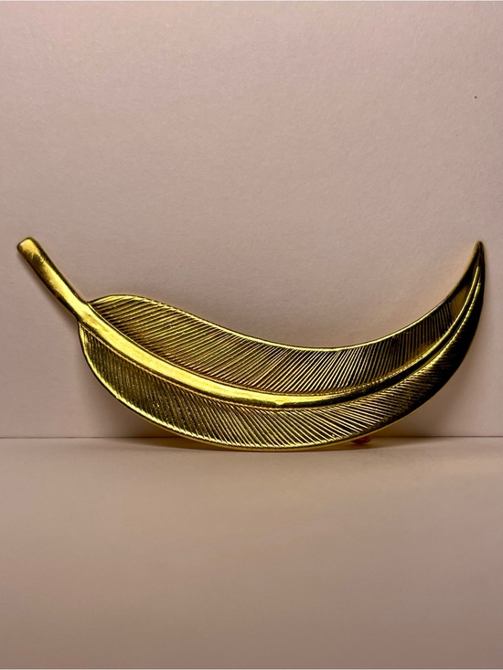 Jewelry | Gold Leaf Brooch | Poshmark